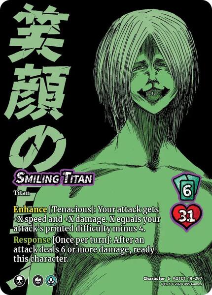 Smiling Titan - Attack on Titan: Battle for Humanity - UniVersus ...