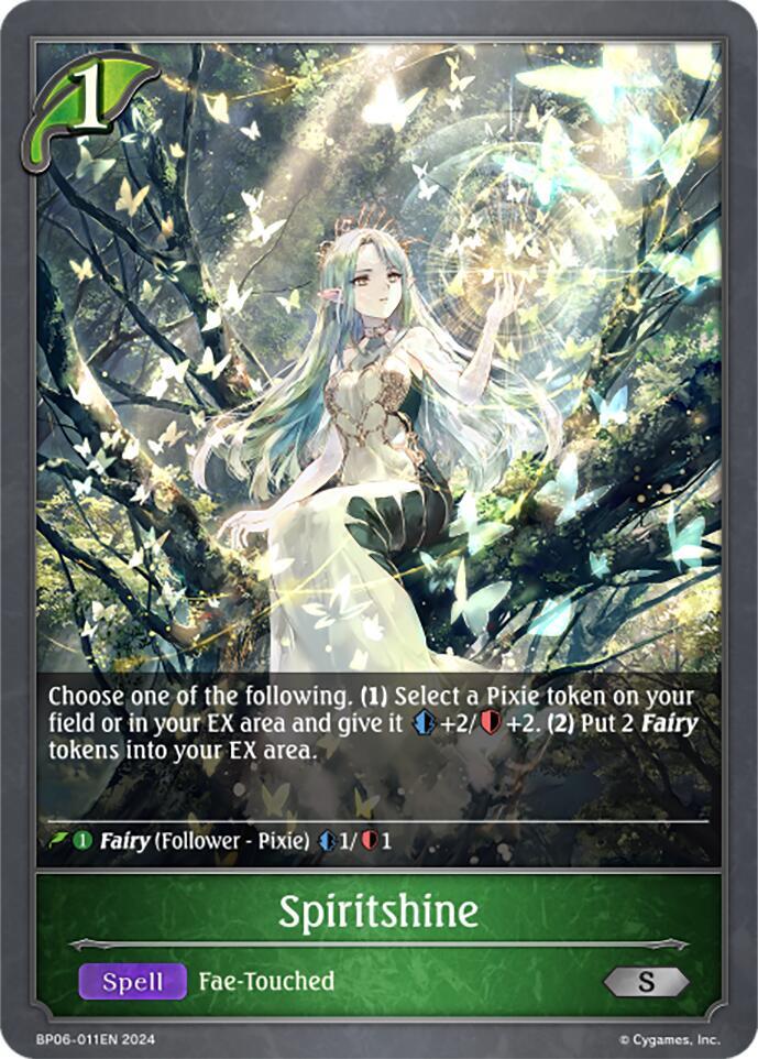 Spiritshine - BP06: Paragons of the Colosseum - Shadowverse: Evolve - TCGplayer.com