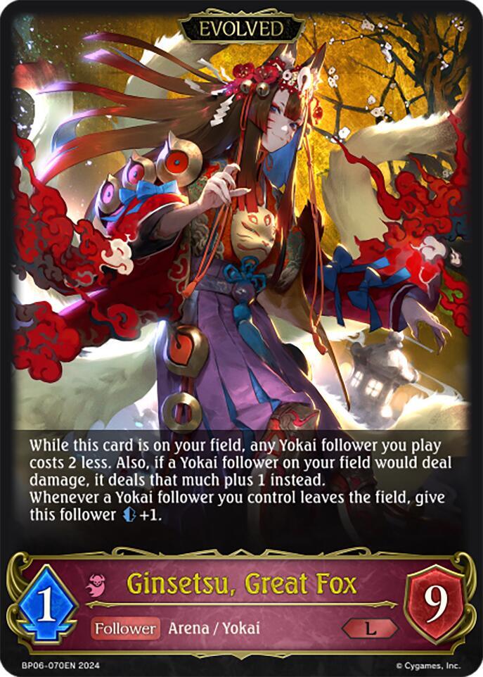 Ginsetsu, Great Fox (Evolved) - BP06: Paragons of the Colosseum ...