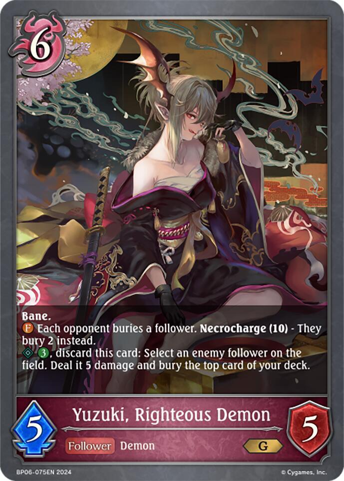 Yuzuki, Righteous Demon - BP06: Paragons of the Colosseum - Shadowverse ...