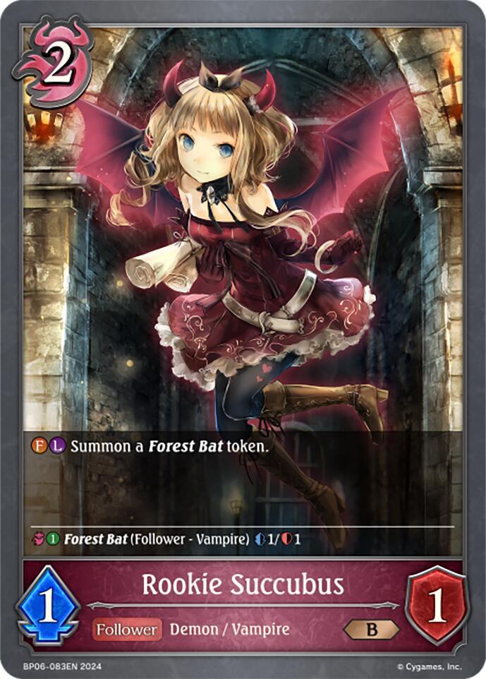 Rookie Succubus - BP06: Paragons of the Colosseum - Shadowverse: Evolve