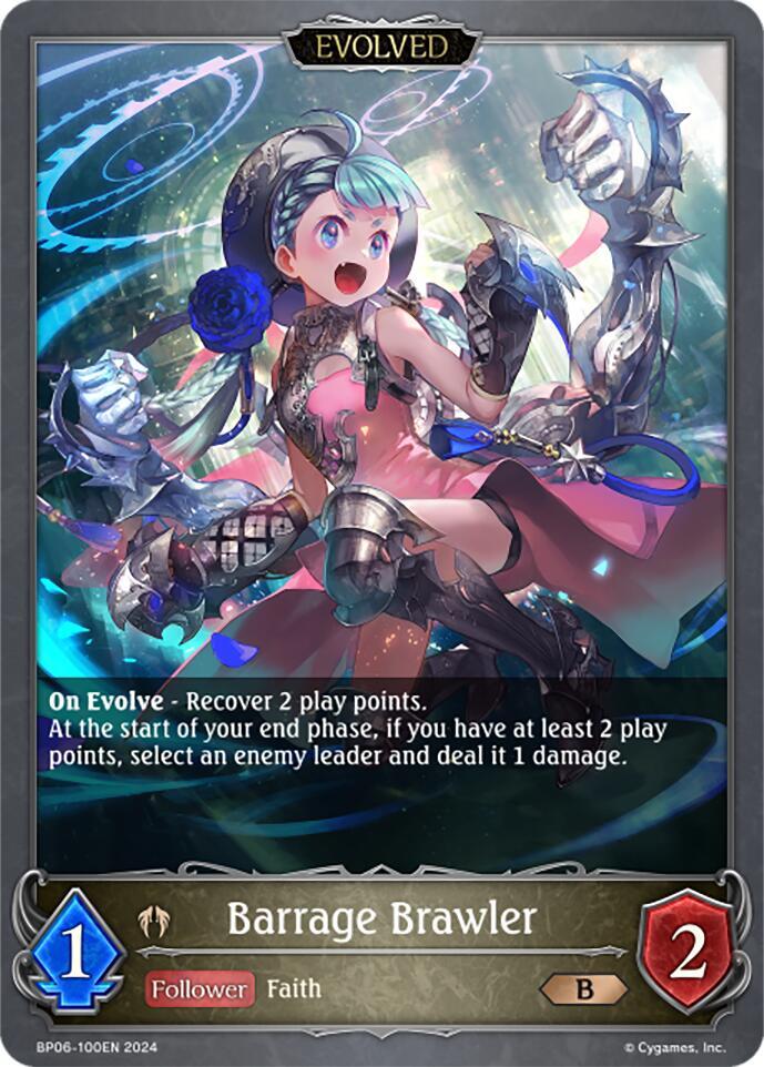Barrage Brawler - BP06: Paragons of the Colosseum - Shadowverse: Evolve