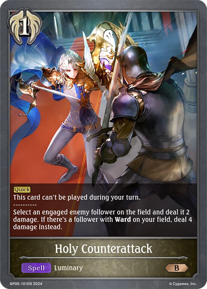 Holy Counterattack - BP06: Paragons of the Colosseum - Shadowverse: Evolve