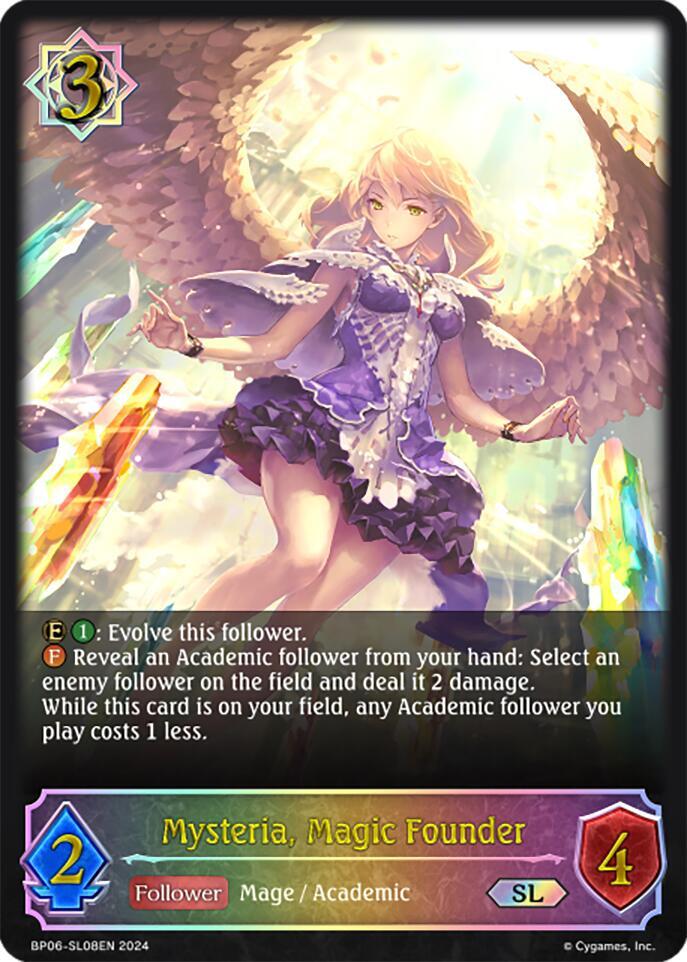 Mysteria, Magic Founder (SL) - BP06: Paragons of the Colosseum - Shadowverse: Evolve - TCGplayer.com