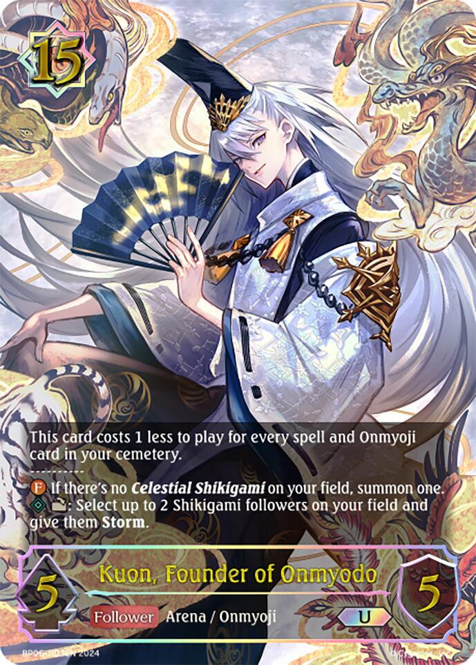 Kuon, Founder of Onmyodo (U) - BP06: Paragons of the Colosseum - Shadowverse: Evolve - TCGplayer.com