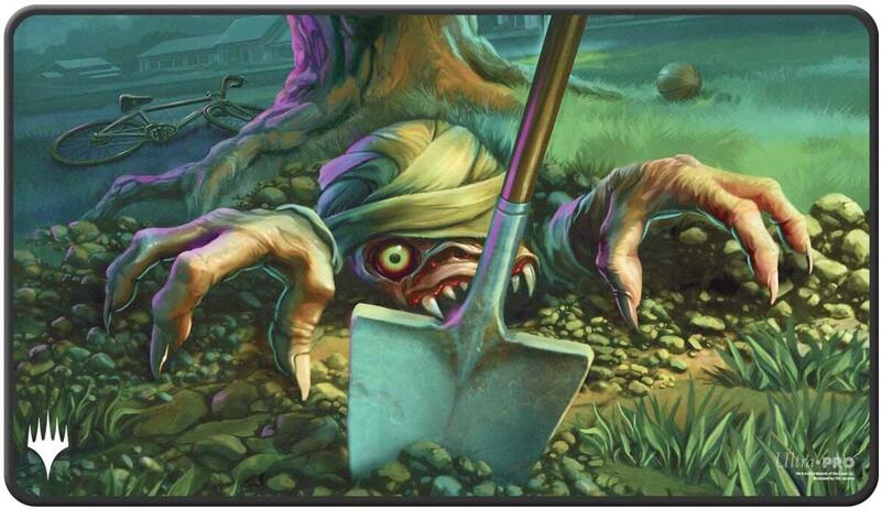 Duskmourn Black Stitched Playmat for Magic: The Gathering - Special ...