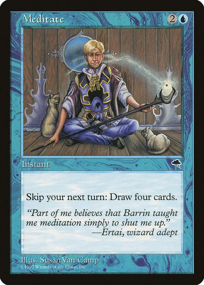 Meditate - Tempest - Magic: The Gathering - TCGplayer.com