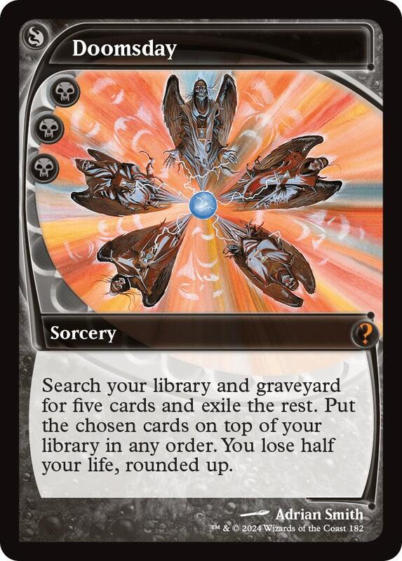 Doomsday (Future Sight) - Mystery Booster 2 - Magic: The Gathering ...