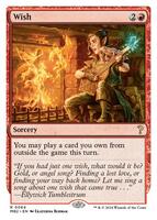 Wish (White Border) - Mystery Booster 2 - Magic: The Gathering ...