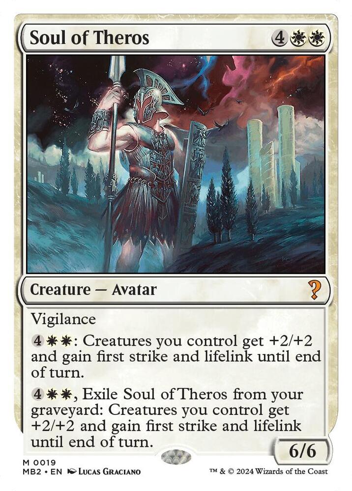 Soul of Theros (White Border) - Mystery Booster 2 - Magic: The ...