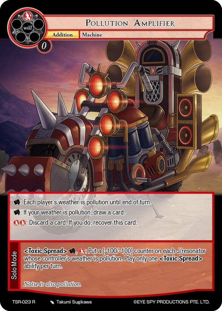 Pollution Amplifier - The Battle at the Sacred Ruins - Force of Will - TCGplayer.com