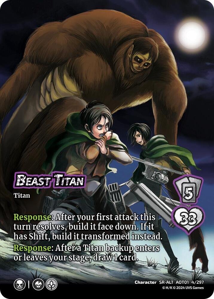 Beast Titan (Alternate Art) - Attack on Titan: Battle for Humanity ...