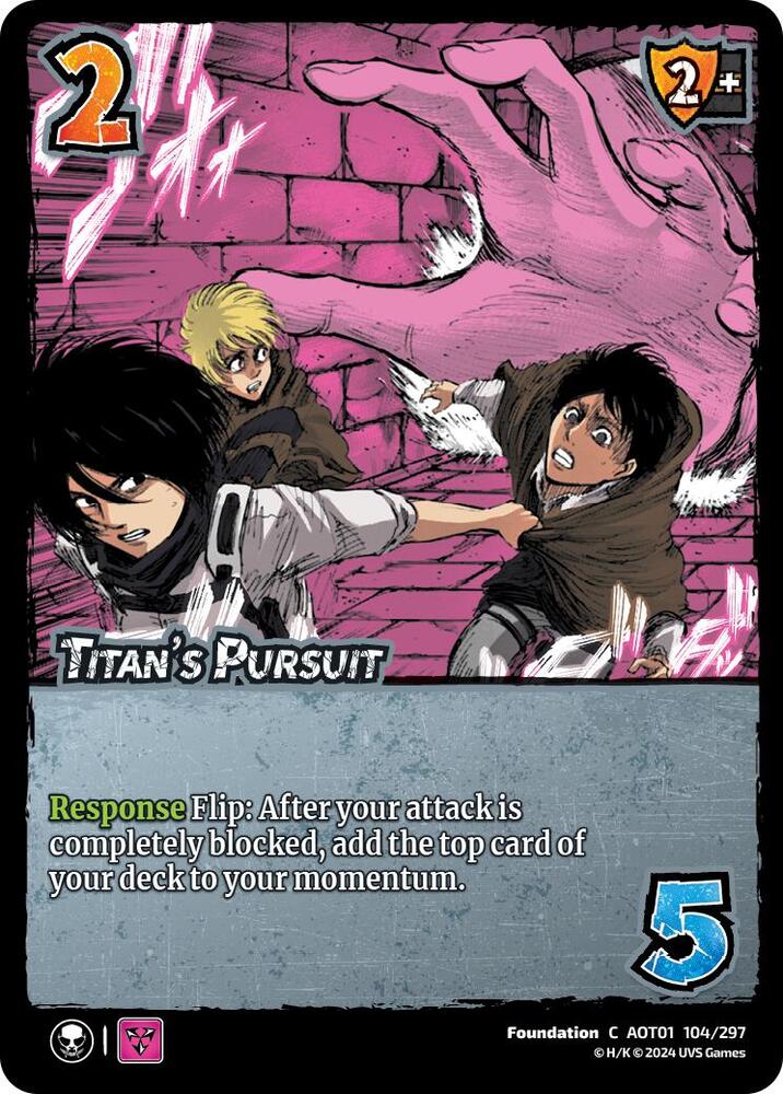 Titan's Pursuit - Attack on Titan: Battle for Humanity - UniVersus