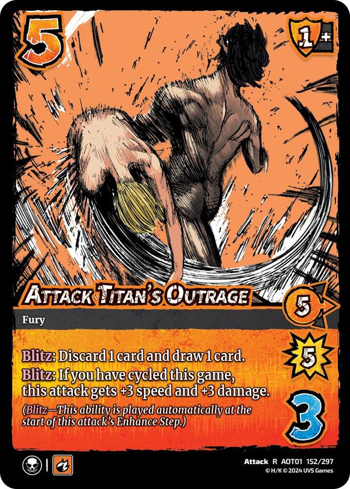 Attack Titan's Outrage - Attack on Titan: Battle for Humanity ...