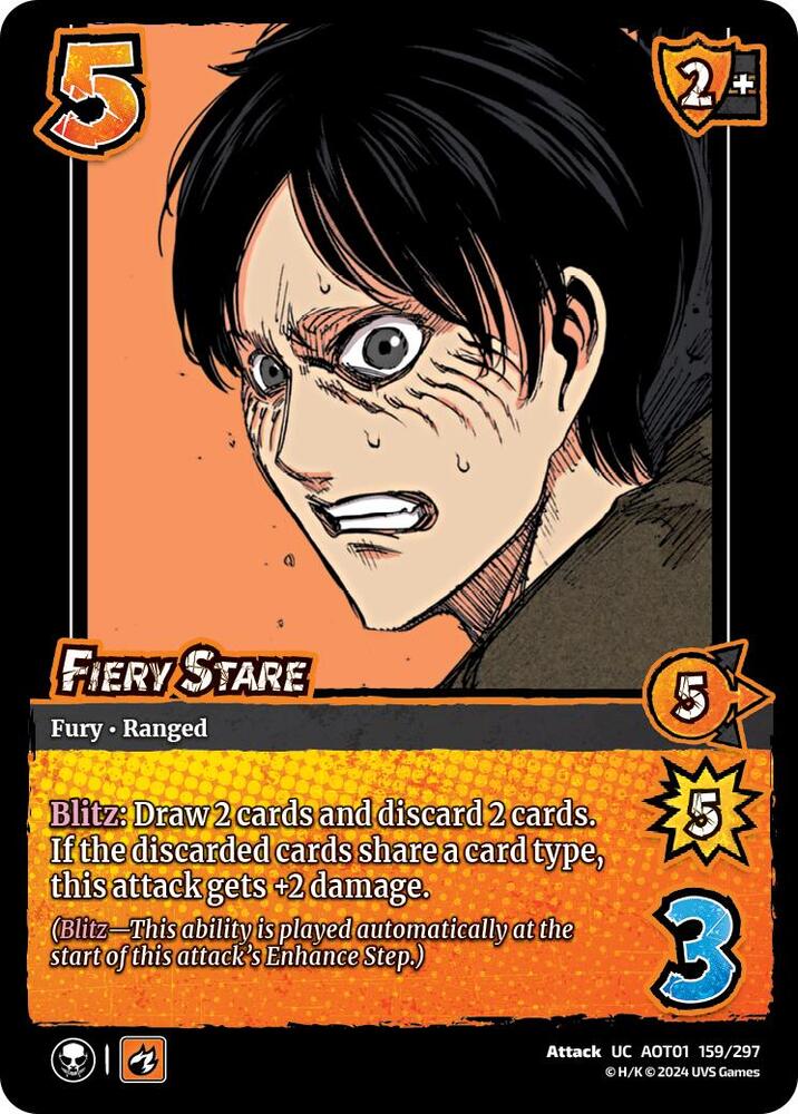 Fiery Stare - Attack on Titan: Battle for Humanity - UniVersus