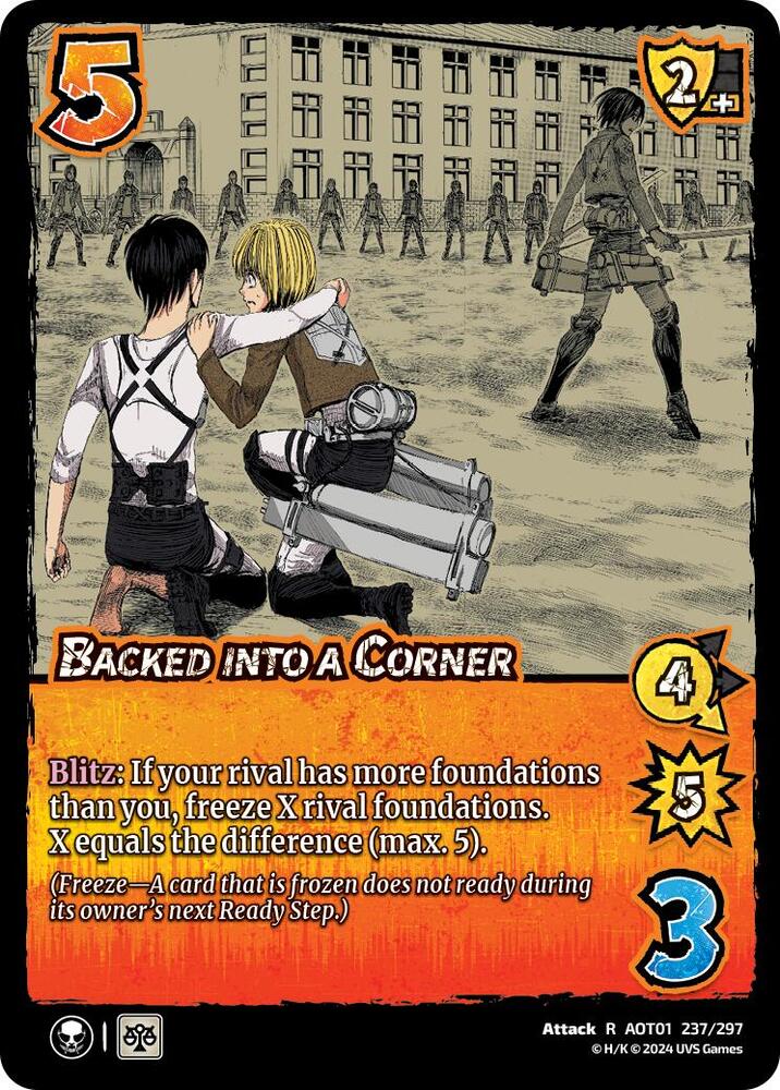 Backed into a Corner - Attack on Titan: Battle for Humanity - UniVersus ...