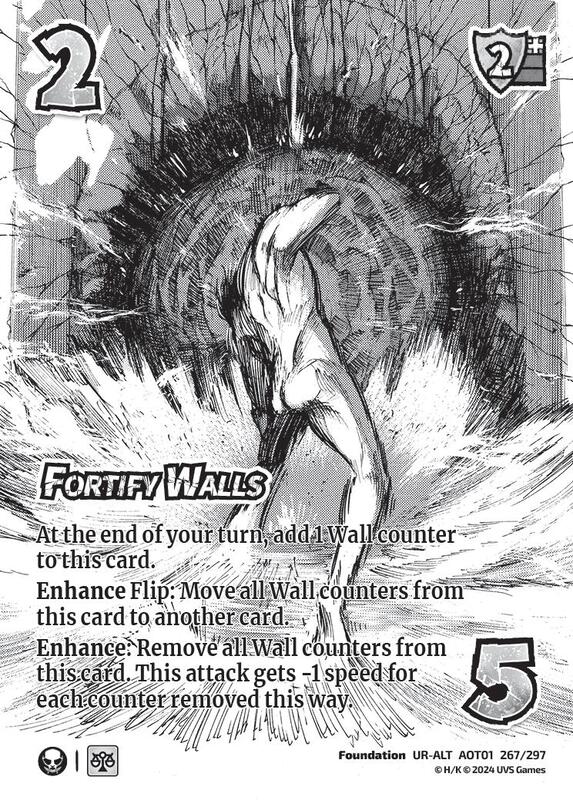 Fortify Walls (Alternate Art) - Attack on Titan: Battle for Humanity ...