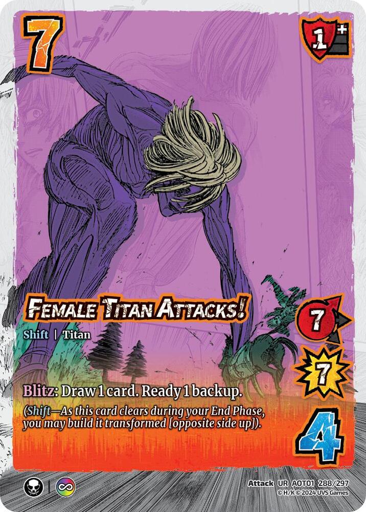 Female Titan Attacks! // The Female Titan - Attack on Titan: Battle for ...
