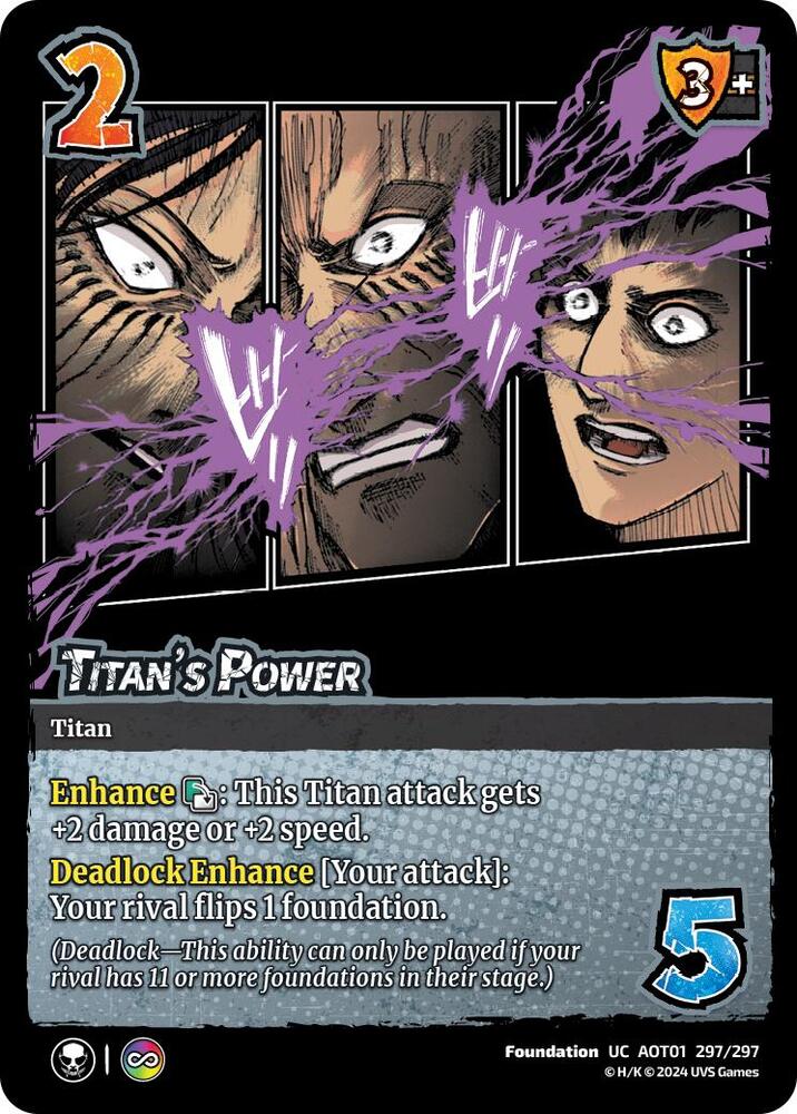 Titan's Power - Attack on Titan: Battle for Humanity - UniVersus ...