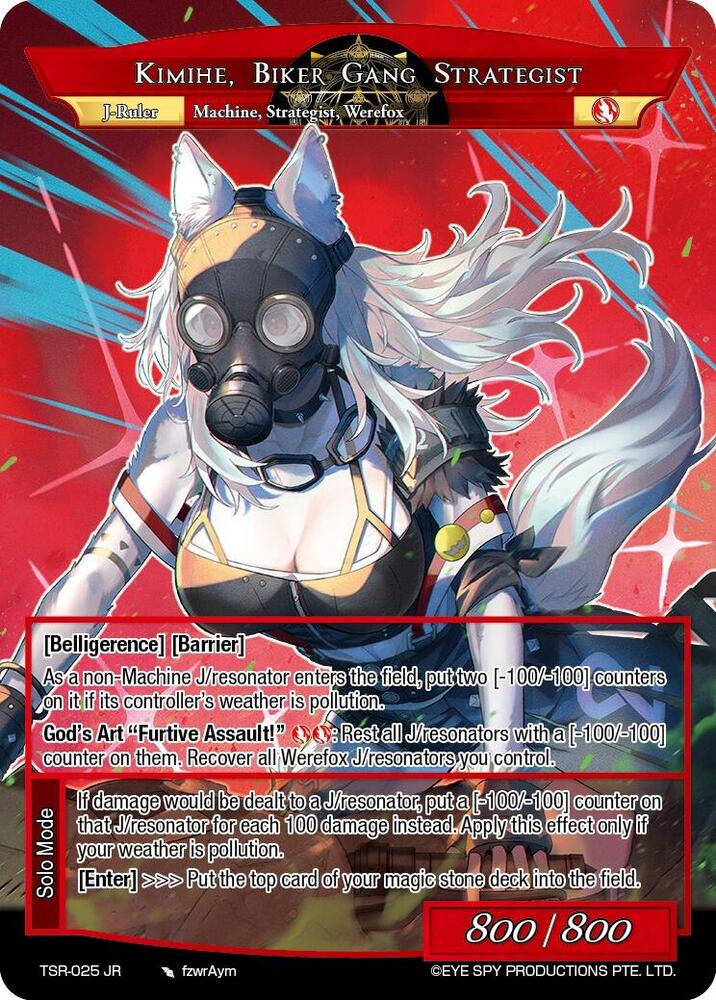 Second In Command, Kimihe // Kimihe, Biker Gang Strategist - The Battle at the Sacred Ruins ...