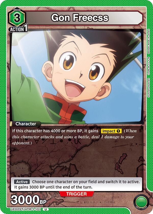 Gon Freecss (101) - Hunter x Hunter Starter Deck - Union Arena
