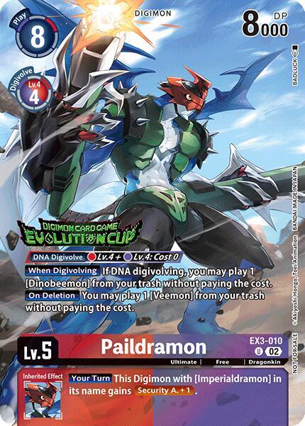 Paildramon (2024 Evolution Cup) - Draconic Roar - Digimon Card Game - TCGplayer.com