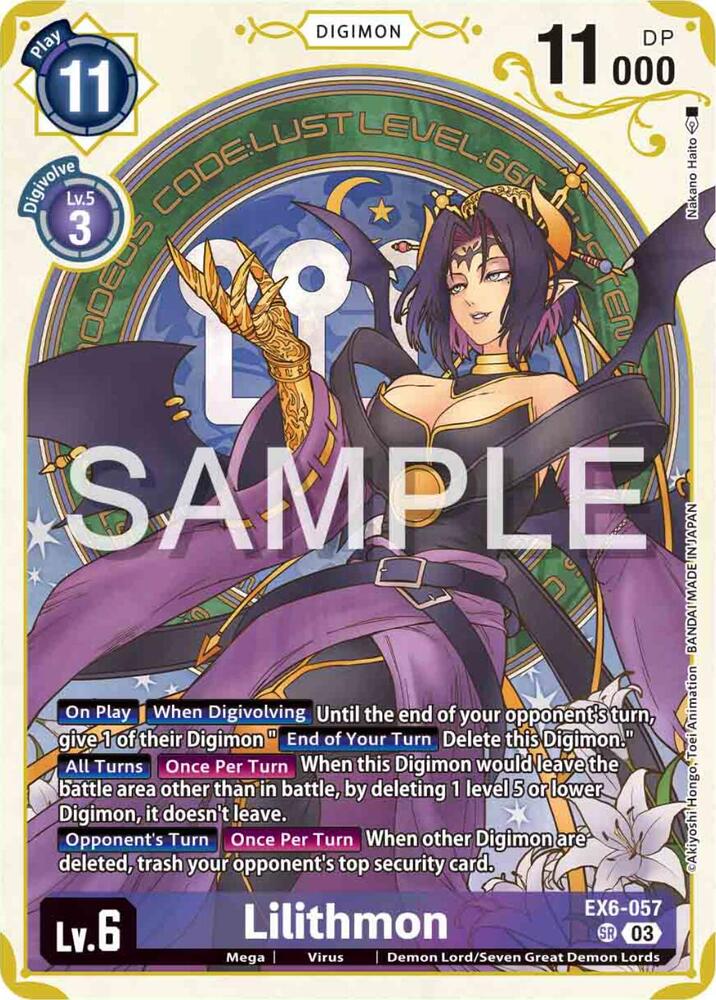 Lilithmon (Premium Heroines Set) - Infernal Ascension - Digimon Card Game - TCGplayer.com