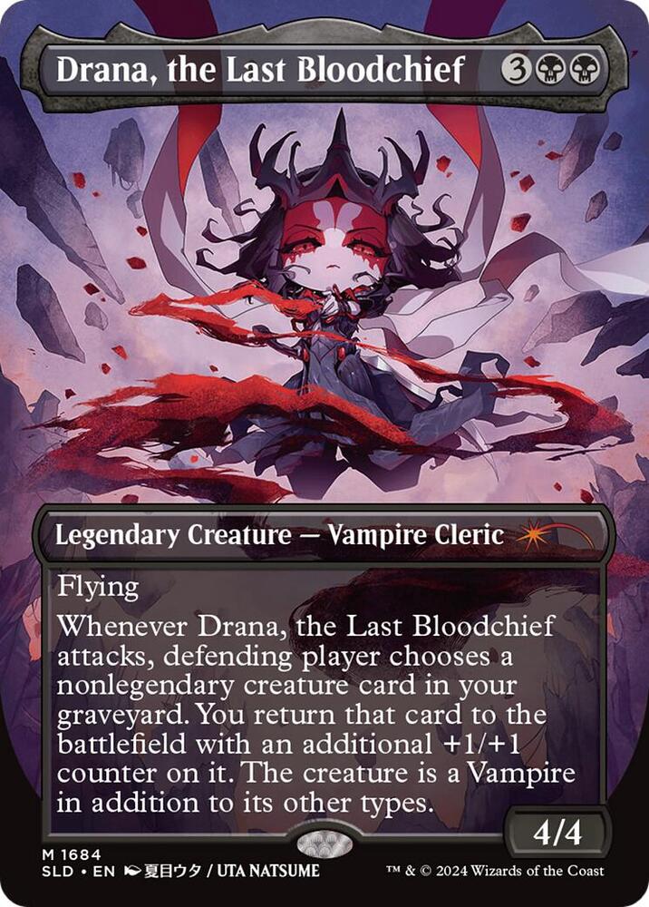 Drana, the Last Bloodchief (Rainbow Foil) - Secret Lair Drop Series ...