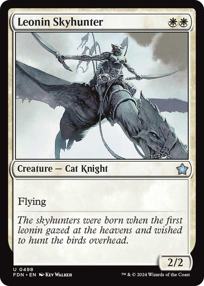Leonin Skyhunter - Foundations - Magic: The Gathering