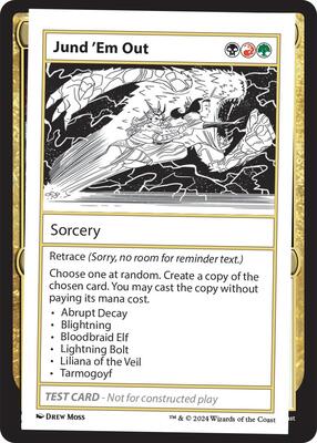 Jund 'Em Out - Mystery Booster 2 Playtest Cards - Magic: The Gathering ...