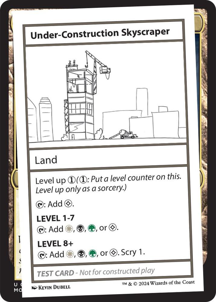 Under-Construction Skyscraper - Mystery Booster 2 Playtest Cards ...