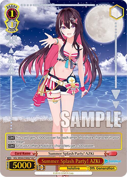 Summer Splash Party! AZKi (HLP) - hololive production Summer Collection Premium Booster - Weiss ...