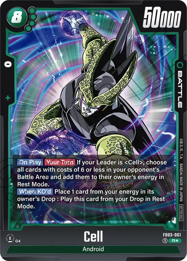 Cell (Tournament Pack 03) - Tournament and Championship Promos - Dragon ...