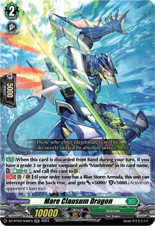 Mare Clausum Dragon - Dimensional Transcendence - Cardfight Vanguard