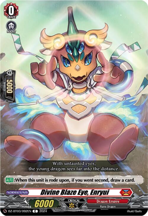 Divine Blaze Eye, Enryui - Dimensional Transcendence - Cardfight Vanguard