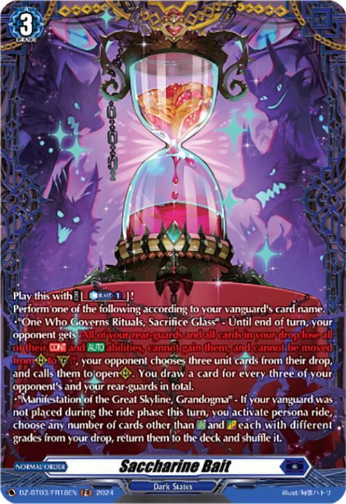 Saccharine Bait (FR) - DZ-BT03: Dimensional Transcendence - Cardfight ...