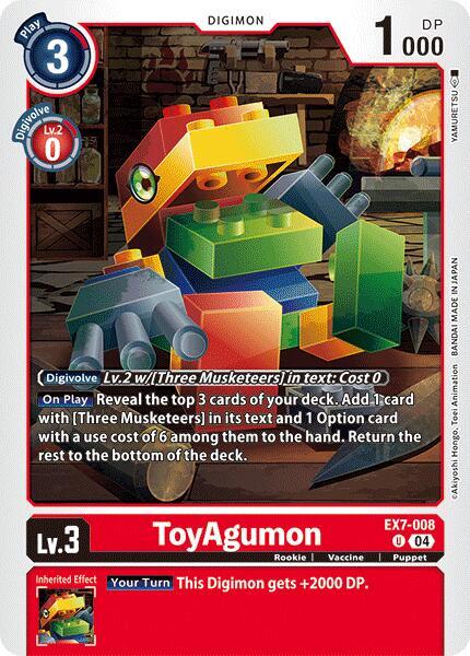 ToyAgumon - EX7-040 - Digimon LIBERATOR - Digimon Card Game - TCGplayer.com