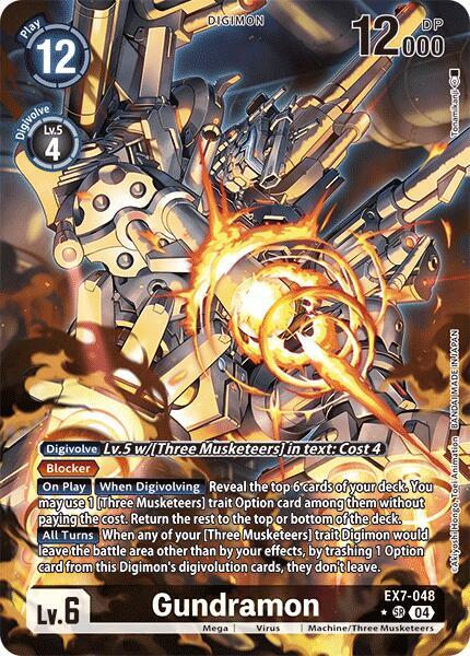 Gundramon (Alternate Art) - Digimon LIBERATOR - Digimon Card Game ...