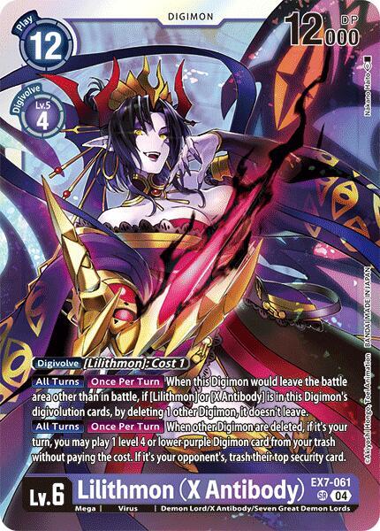 Lilithmon (X Antibody) - Digimon LIBERATOR - Digimon Card Game - TCGplayer.com
