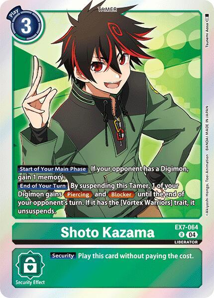 Shoto Kazama - Digimon LIBERATOR - Digimon Card Game - TCGplayer.com