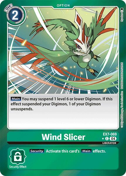 Wind Slicer (Foil) - Digimon LIBERATOR - Digimon Card Game - TCGplayer.com