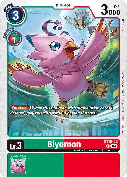 Biyomon - Starter Deck 18: Guardian Vortex - Digimon Card Game