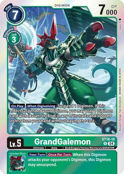 GrandGalemon - Starter Deck 18: Guardian Vortex - Digimon Card Game ...
