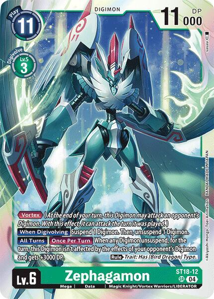 Zephagamon - Starter Deck 18: Guardian Vortex - Digimon Card Game ...