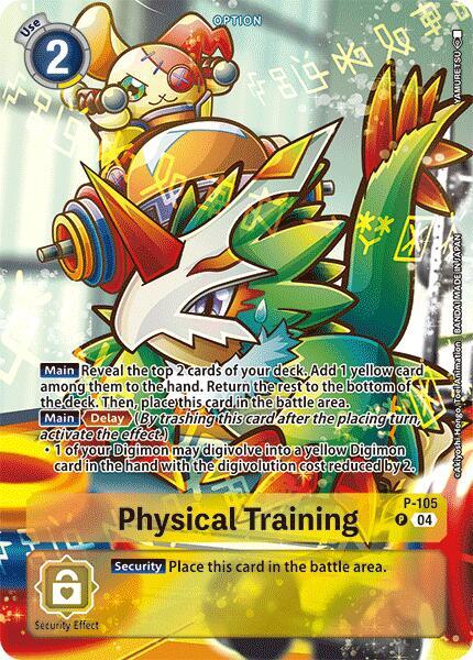 Physical Training (Starter Deck 18 Exclusive) - Digimon Promotion Cards ...