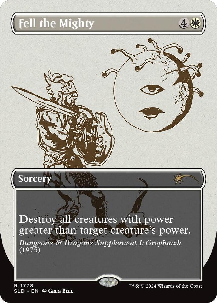 Fell the Mighty - Secret Lair Drop Series - Magic: The Gathering ...