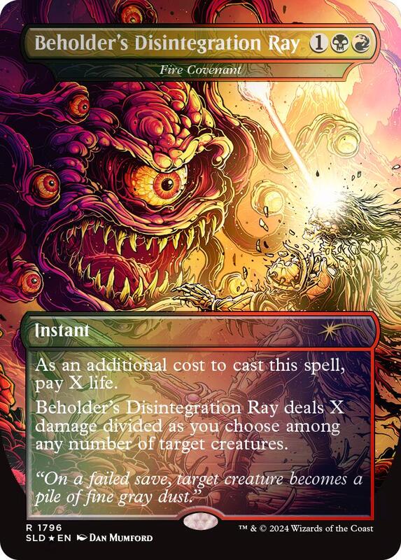 Beholder's Disintegration Ray - Fire Covenant (Rainbow Foil) - Secret ...