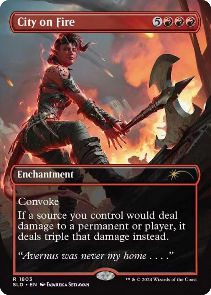 City on Fire - Secret Lair Drop Series - Magic: The Gathering ...