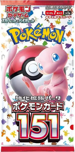 Pokemon Card 151 Booster Pack - SV2a: Pokemon Card 151 - Pokemon Japan ...
