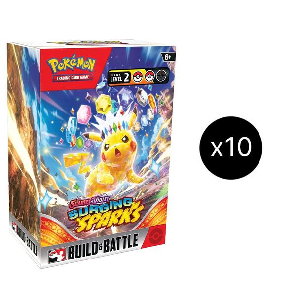Surging Sparks Build & Battle Box Display - SV08: Surging Sparks - Pokemon - TCGplayer.com